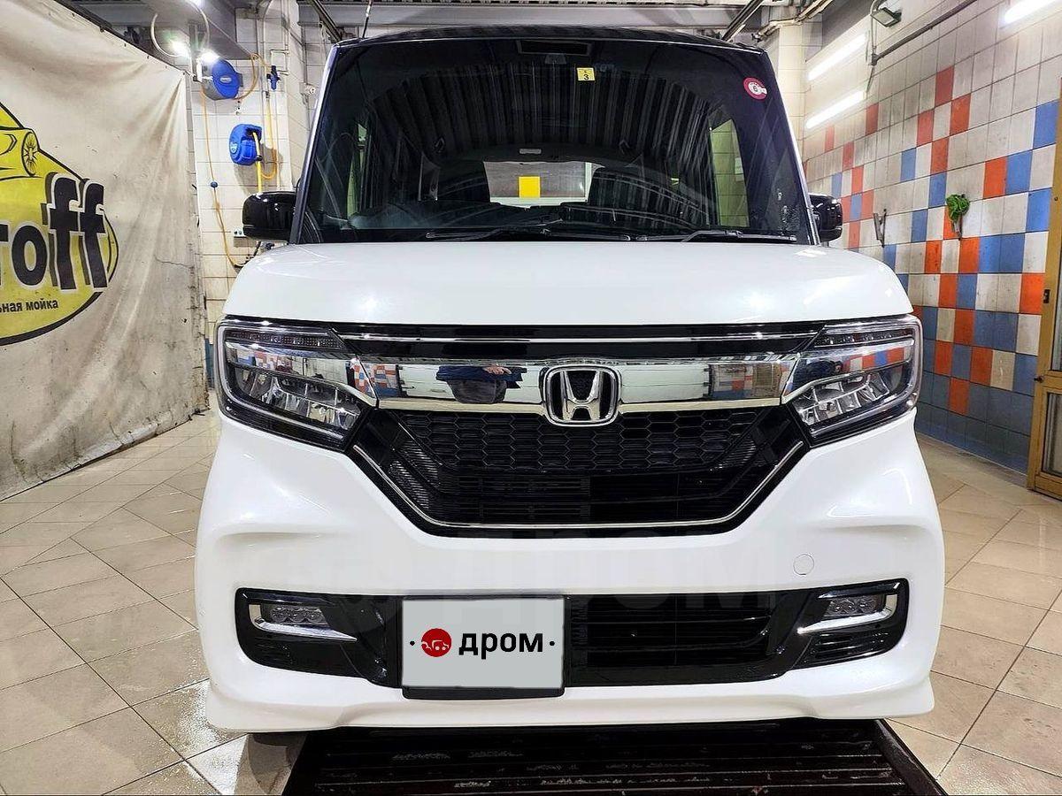 Авто Хонда Н-Бокс 2019г. в Москве, HONDA N-BOX CUSTOM EX TURBO 4WD 2019, белый, цена 1.5млн ...