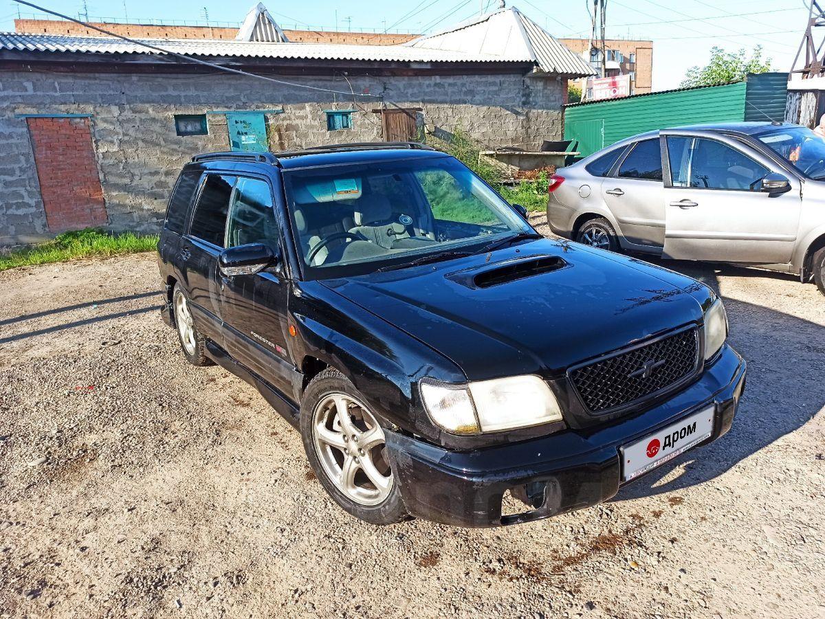 Продажа Субару Форестер 2000 в Красноярске, автомат, 2 литра, черный, цена 550тыс.руб., 2.0 S/tb ...