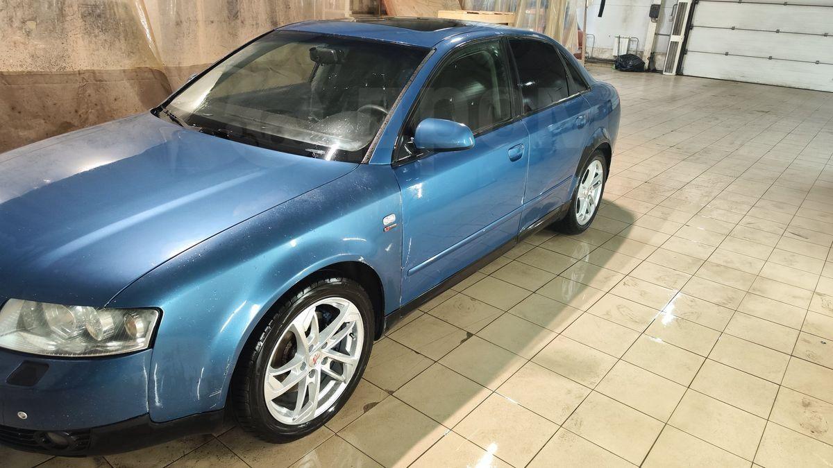 Ауди А4 2002 в Красноярске, ЦЕНА НА ДРУГОМ ЛИТЬЕ И НА ЗИМНЕЙ РЕЗИНЕ, 3 ...